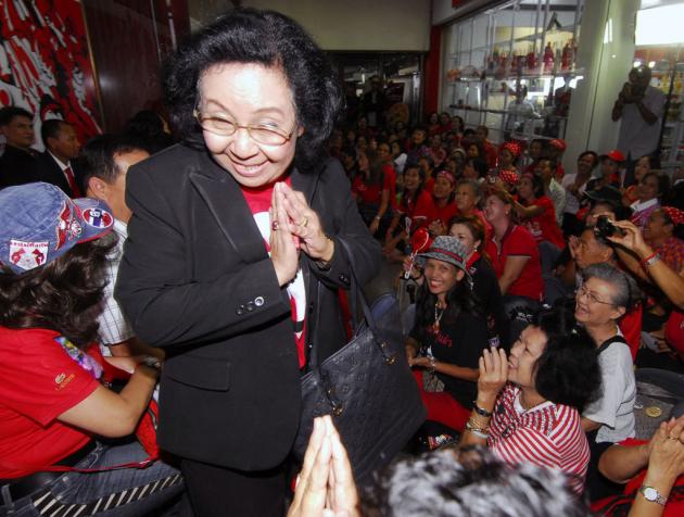 Thida elected to lead the red shirts