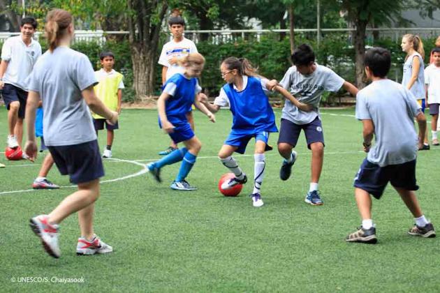 Sports challenge makes a point on Women's Day