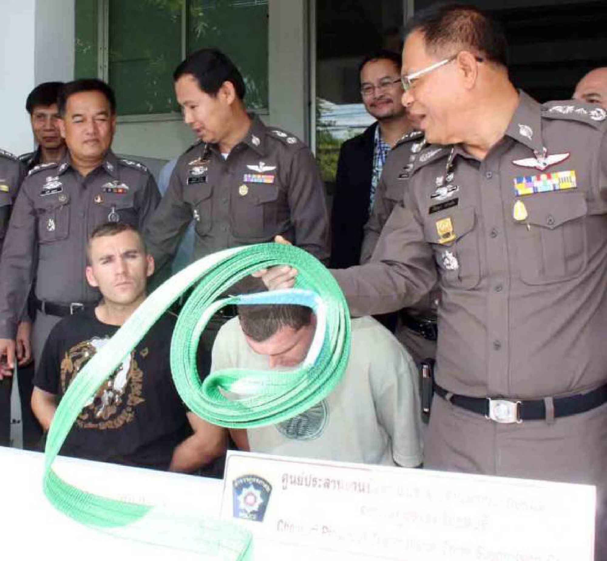 Britons accused in heist attempt