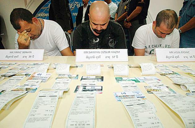 Turks arrested for credit-card forgery