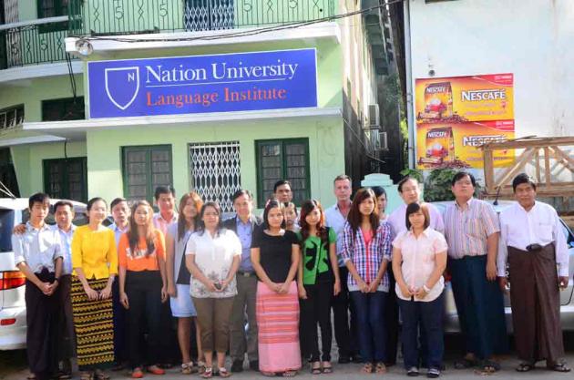 Nation U brings English language teaching to Myanmar