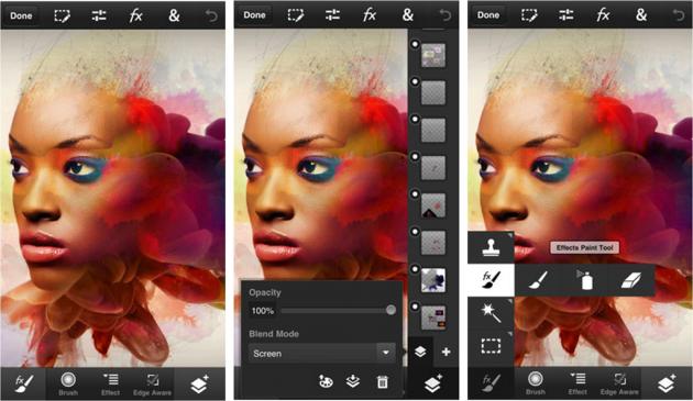 Adobe launches Photoshop Touch for mobile phones
