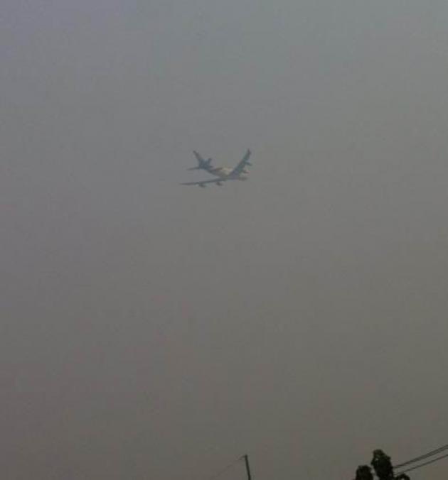 Aerial anti-haze operations conducted in North