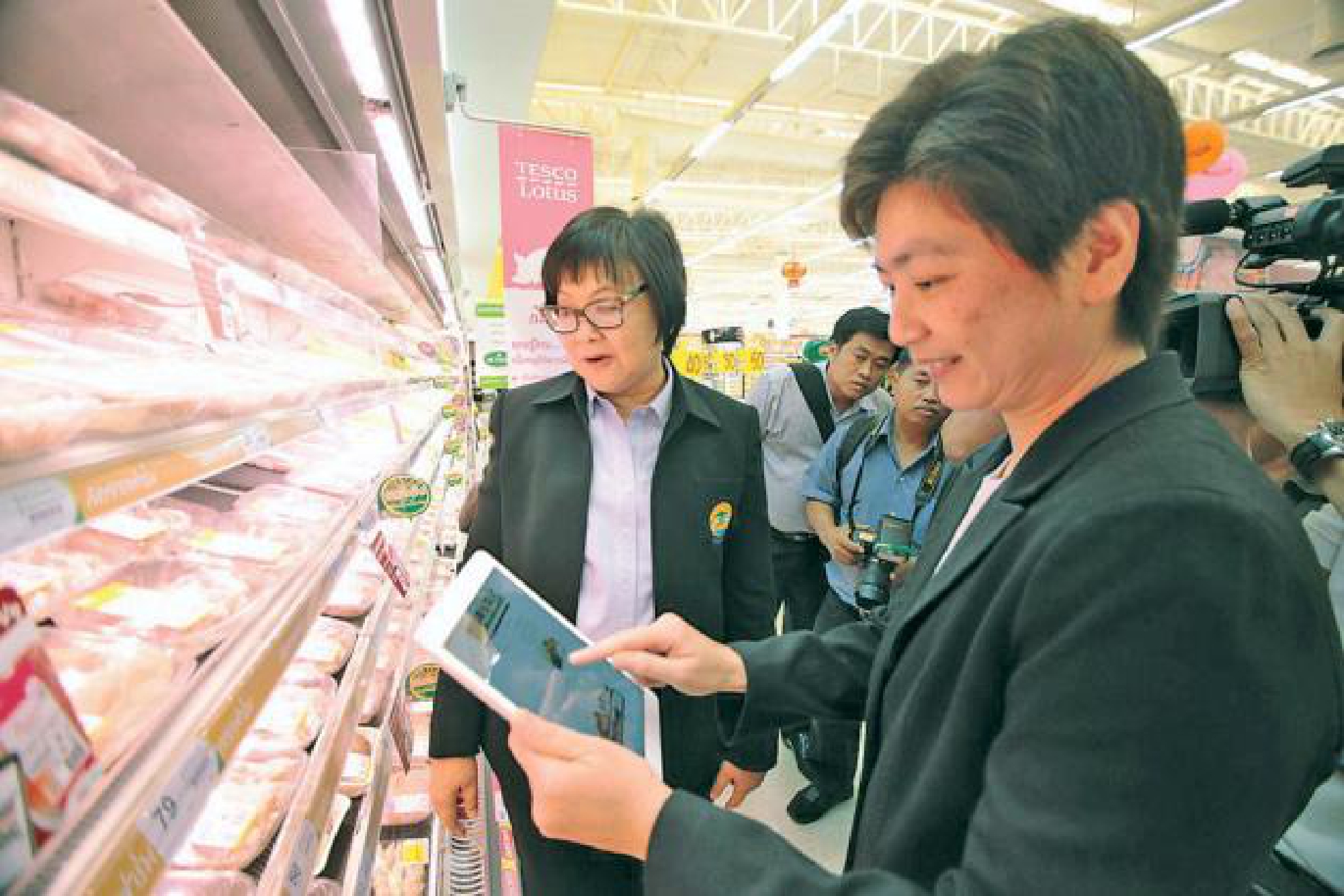 Tracing origin of meat products with Tesco QR code system