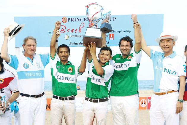 Macau team win Asian beach polo event