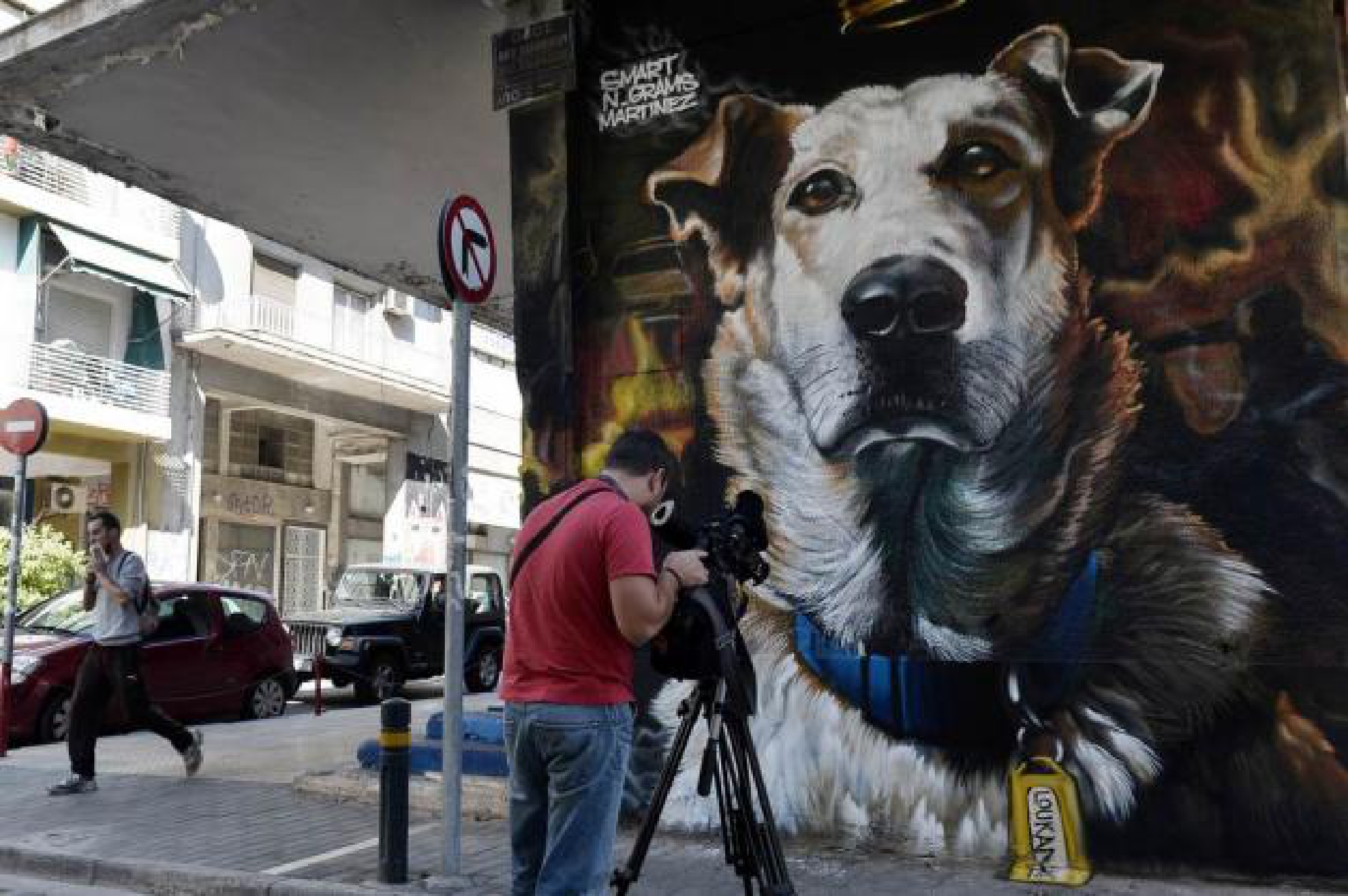 Greece's "riot dog" remembered