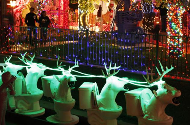 Christmas lights gone crazy