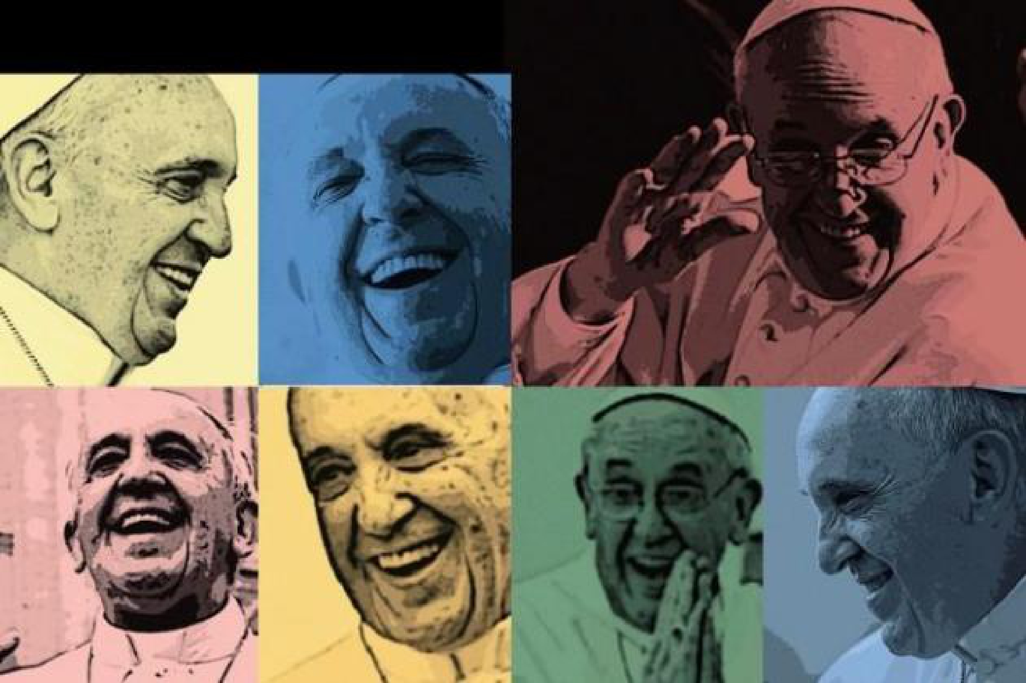 Portrait of Pope Francis as a rock star