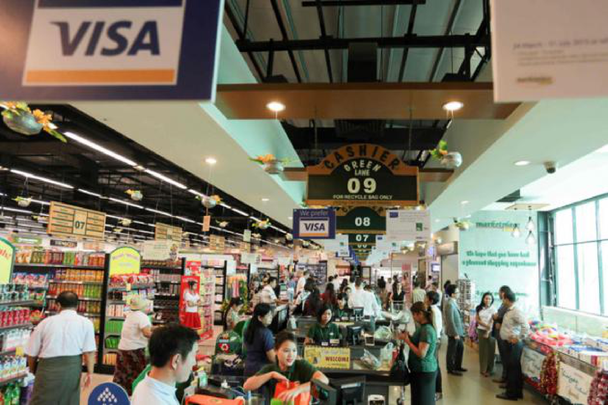 Visa cards welcomed at City Mart