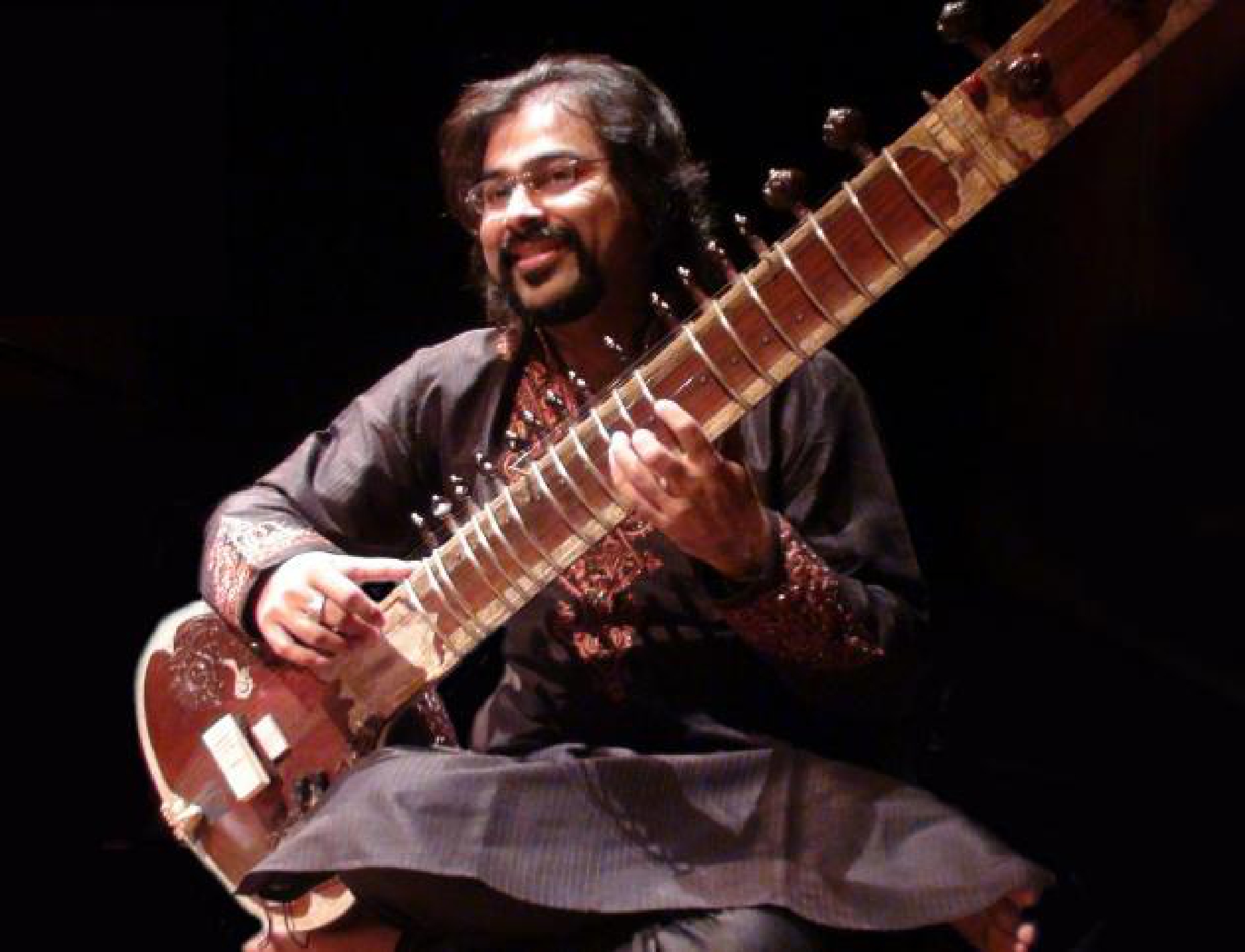 Smile for the sitar