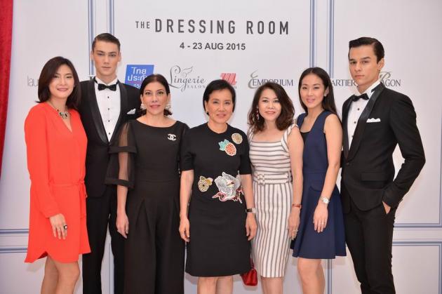 A peek inside the dressing room