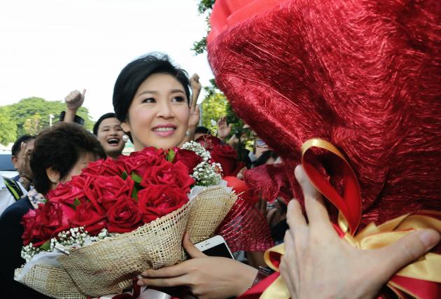 Close watch on reds ahead of 'show of support' for Yingluck