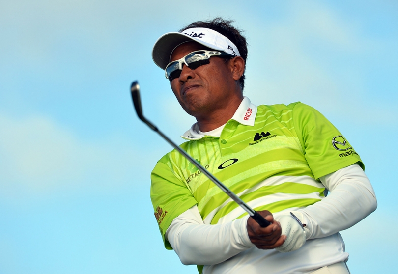 Thongchai Battles to Level Par Start of the Open