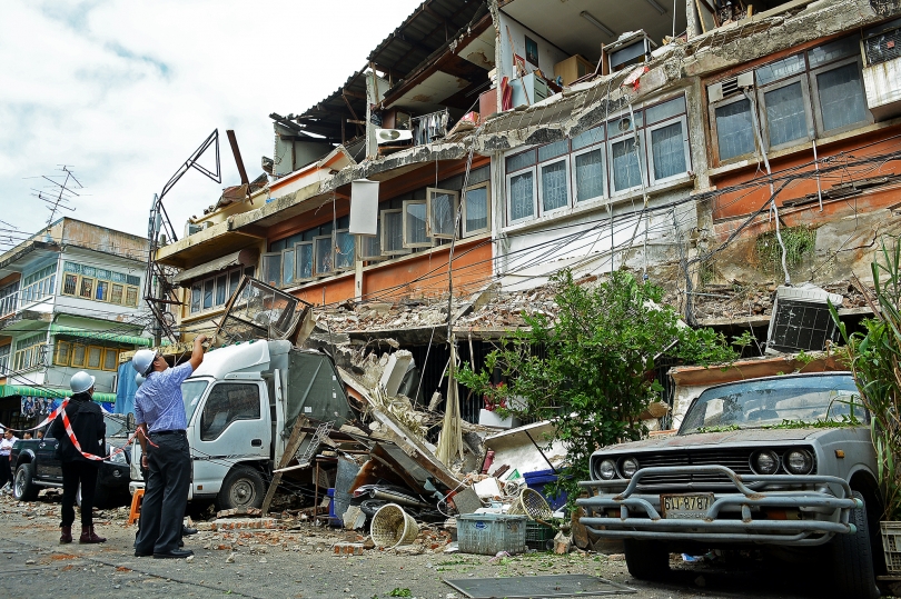 Tenants evacuated after building collapse