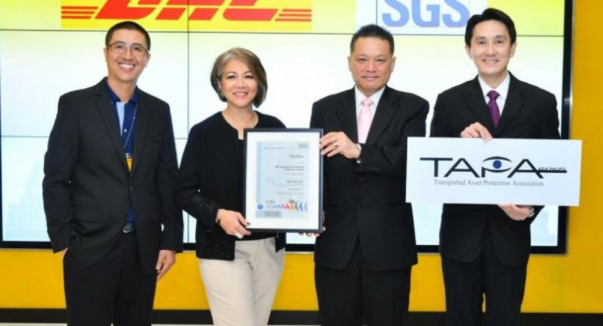 DHL Express receives security accolade