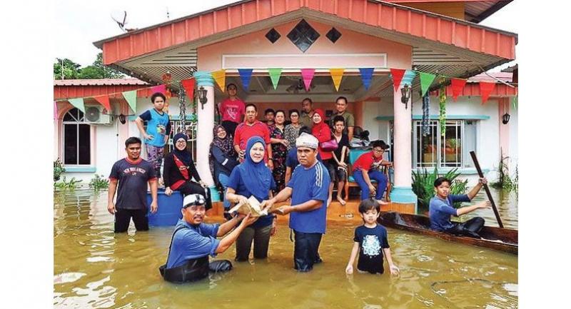 Several houses affected in Brunei flash floods