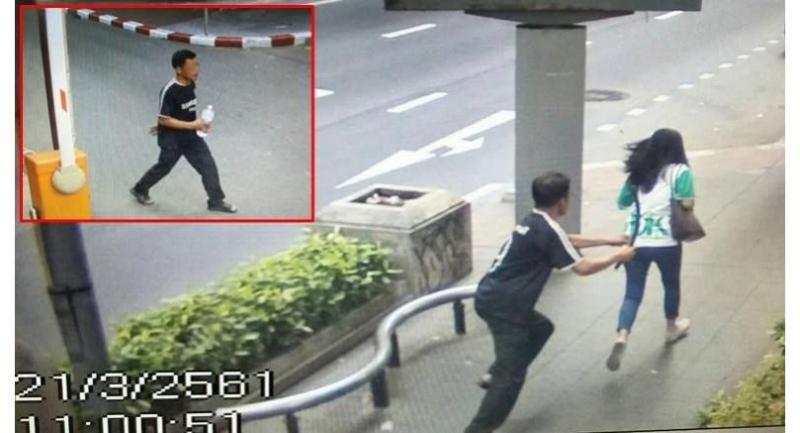 ‘Dangerous’ vagrant believed behind attack on woman outside police HQ