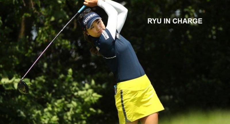Korea's Ryu charges into lead at Women's PGA Championship