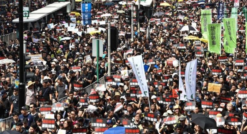 Huge Hong Kong rally kicks off as public anger boils