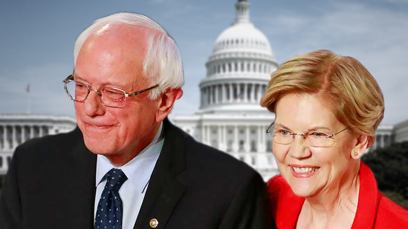 Sanders, Warren are hot discussion topics as global elites gather in Davos