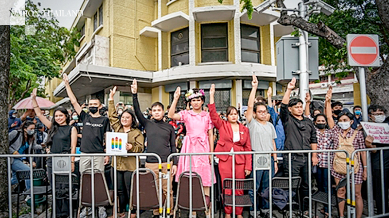 New pro-democratic group debuts with rally at Democracy Monunment