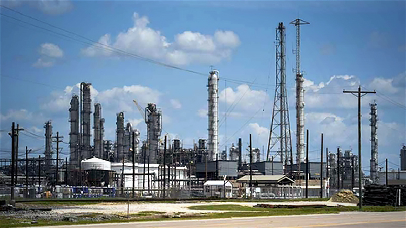 Gulf Coast refineries shutter ahead of storm, gasoline soars