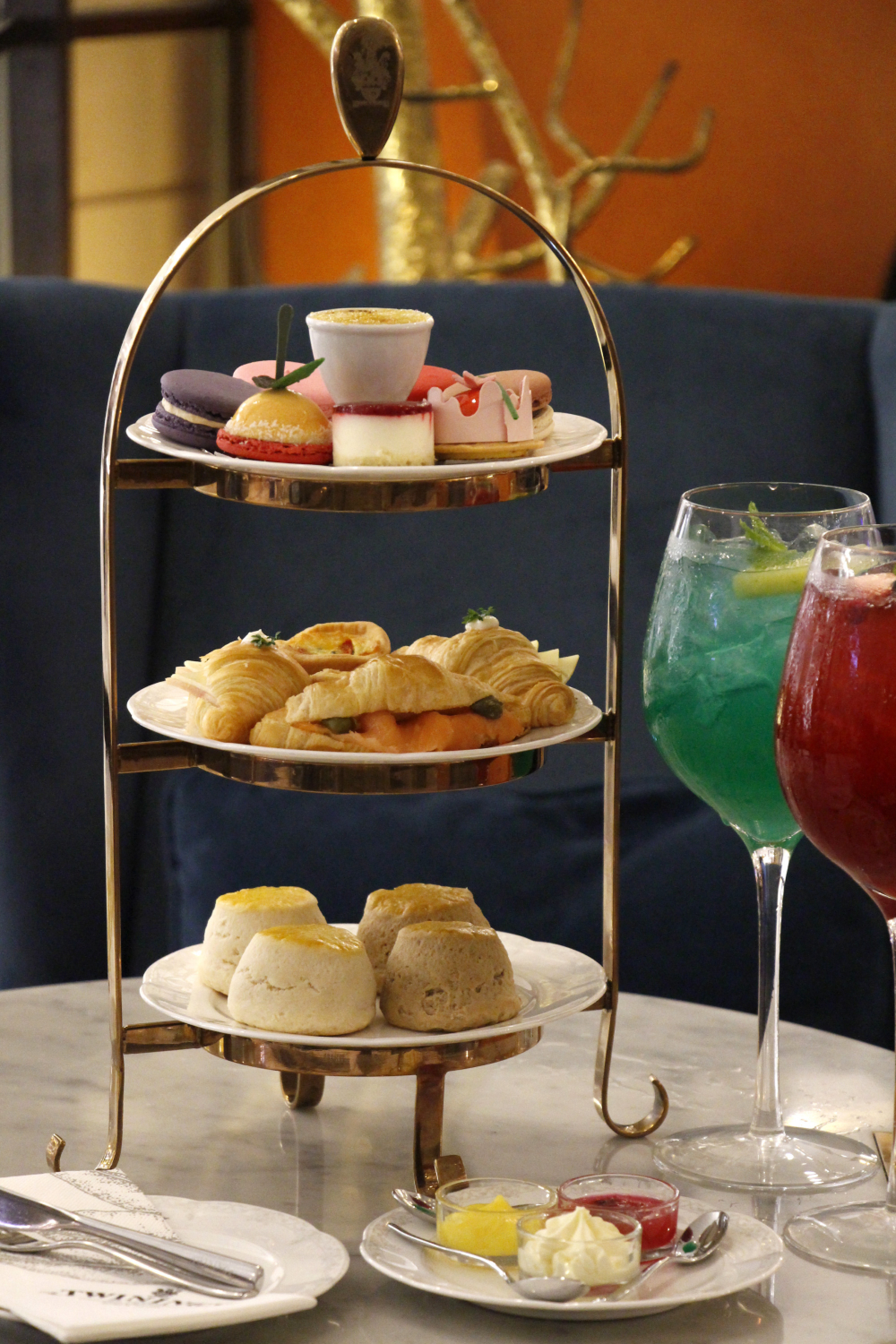 Chilling out over tea