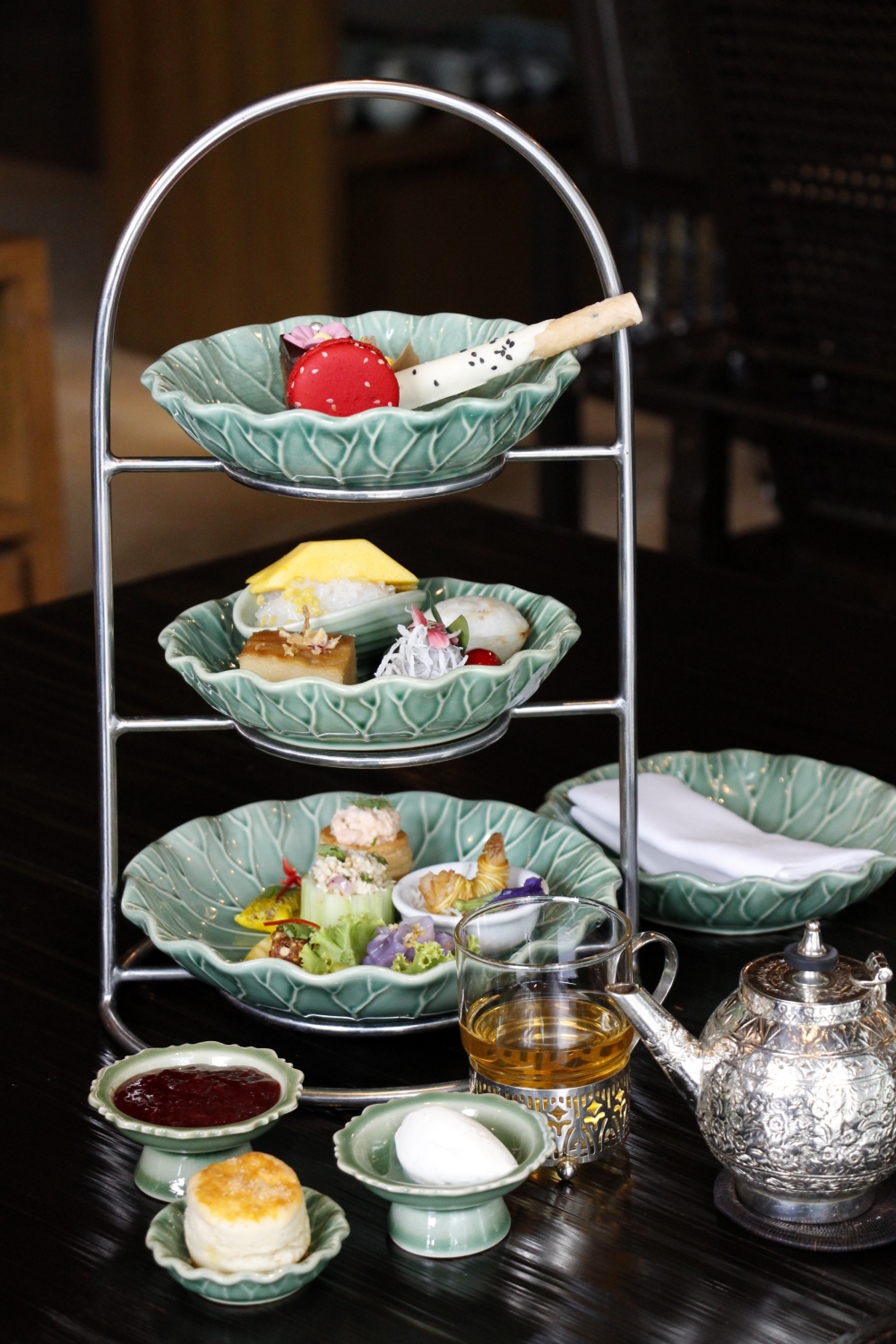 Chilling out over tea