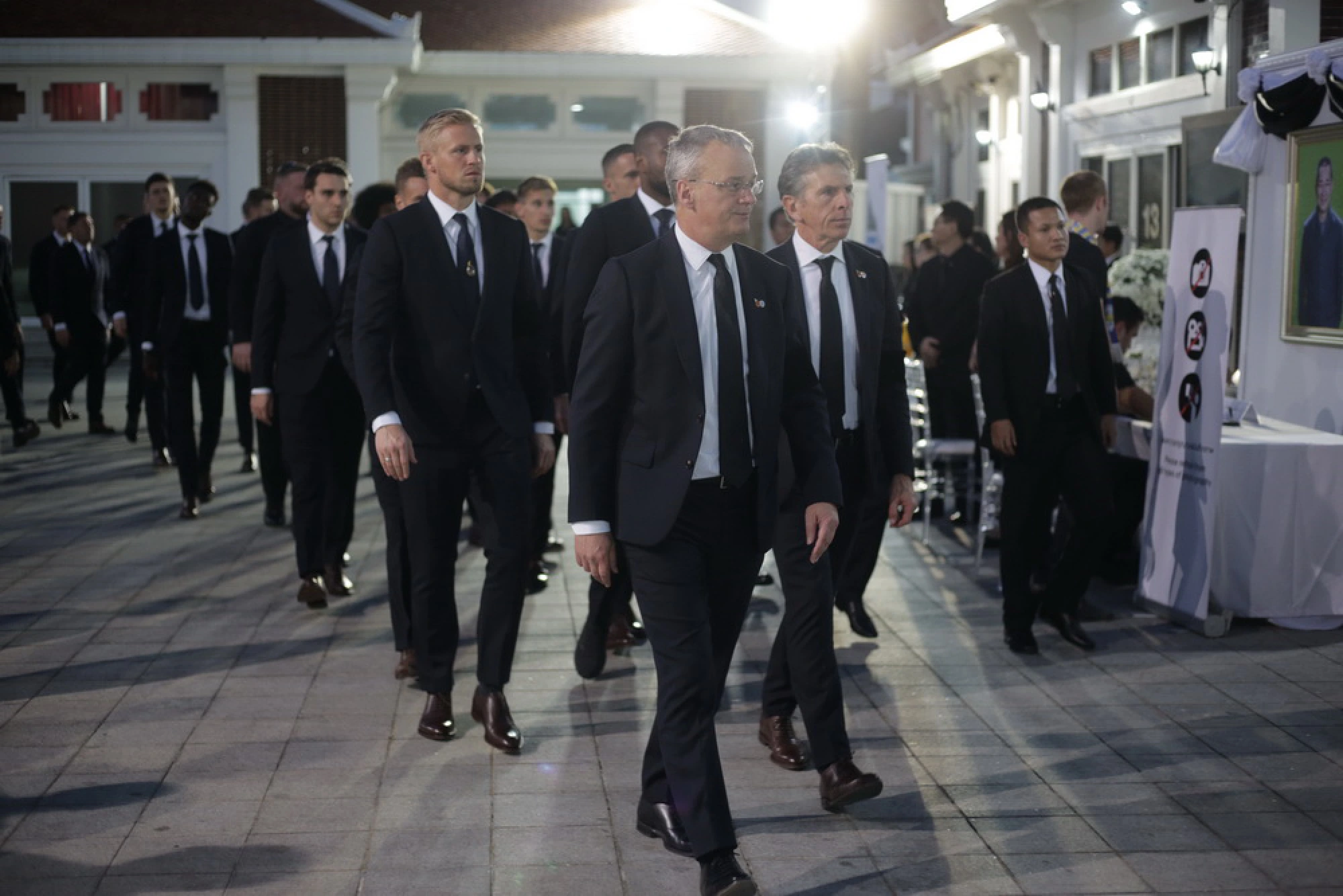 LCFC players attend owner's funeral in Bangkok