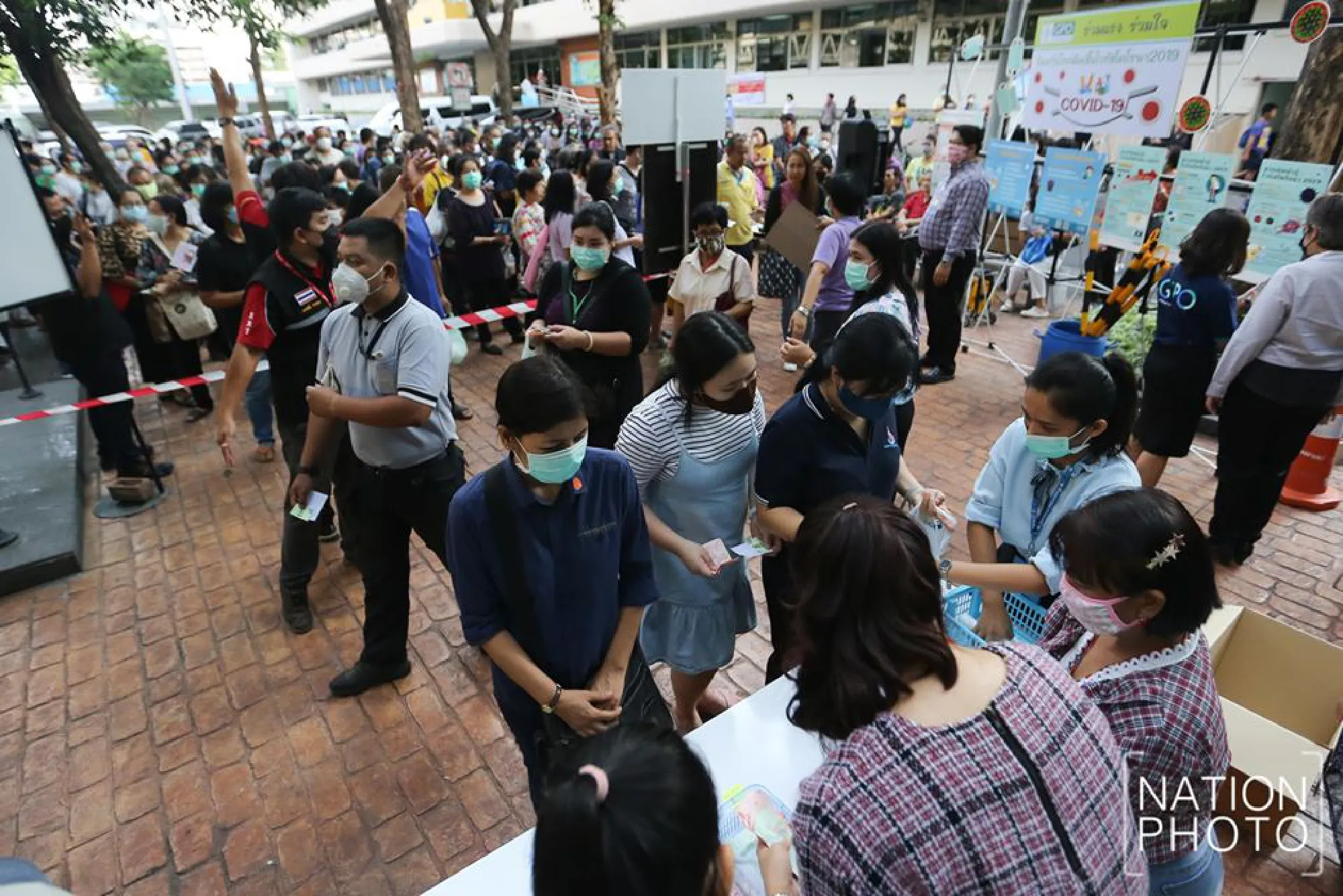 GPO again sees long queue of people for face masks