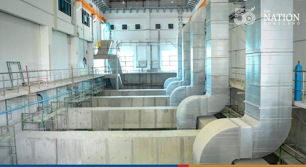 Giant Bangkok drainage tunnel almost 90% complete