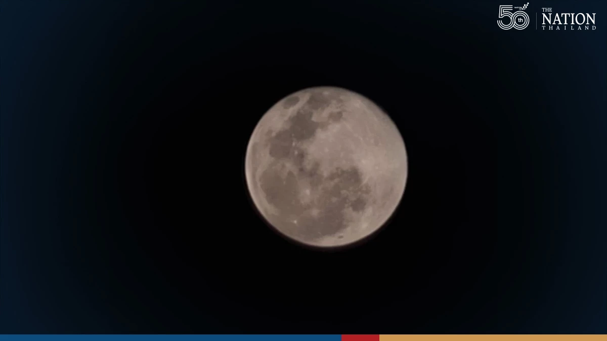 Micro full moon spotted on Tuesday night by Thais in several areas