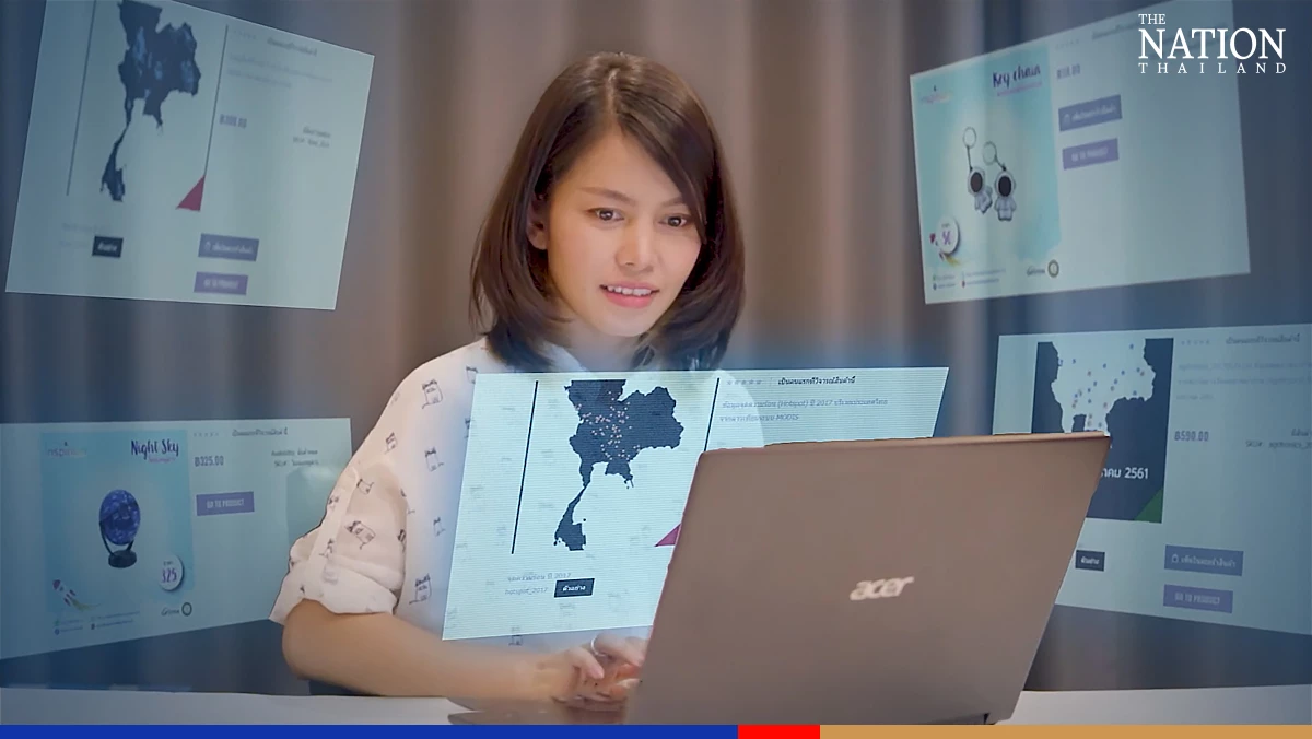 You can now purchase satellite images, maps online via GISTDA's ‘Awagad’ store