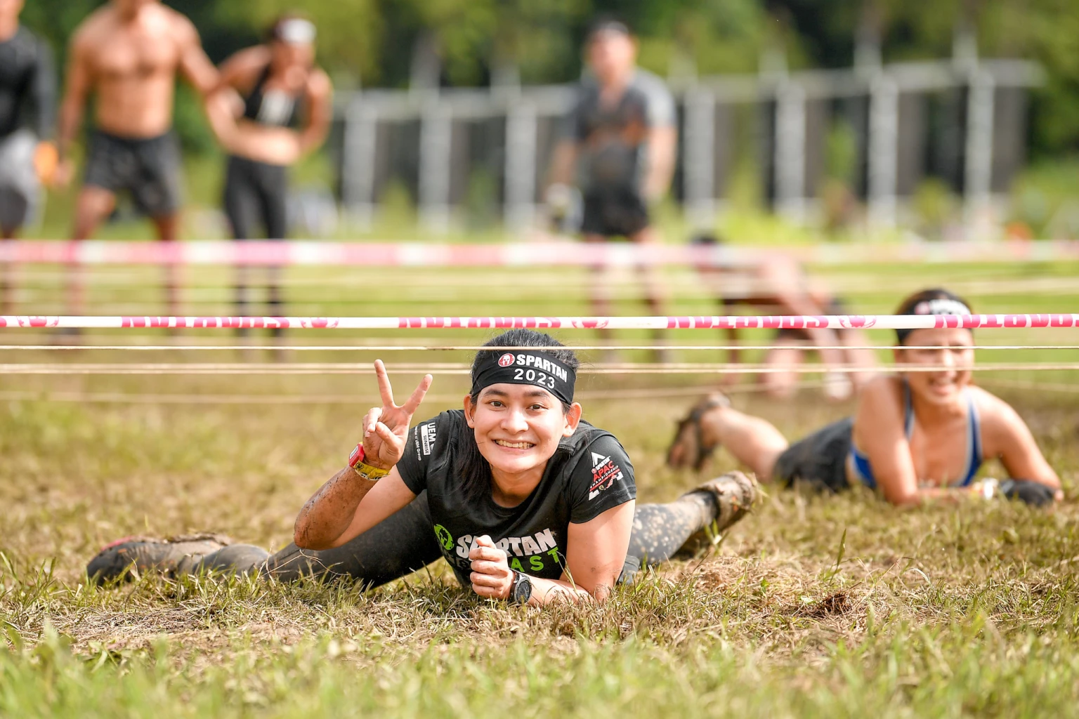 Two Filipino racers win the Spartan Sprint race in Chiang Mai