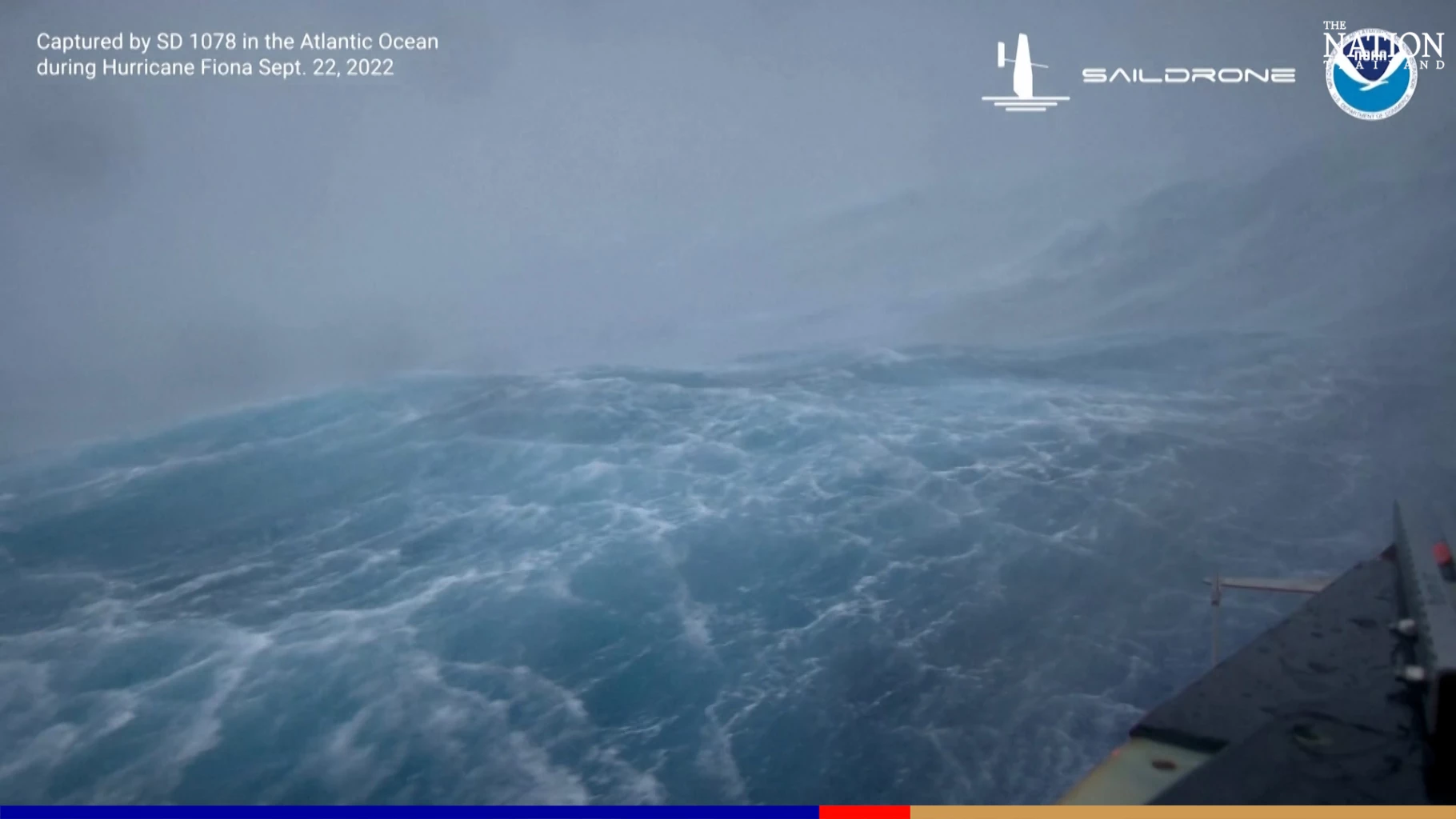 Wild waves in Atlantic Ocean as Hurricane Fiona heads to Bermuda | The ...