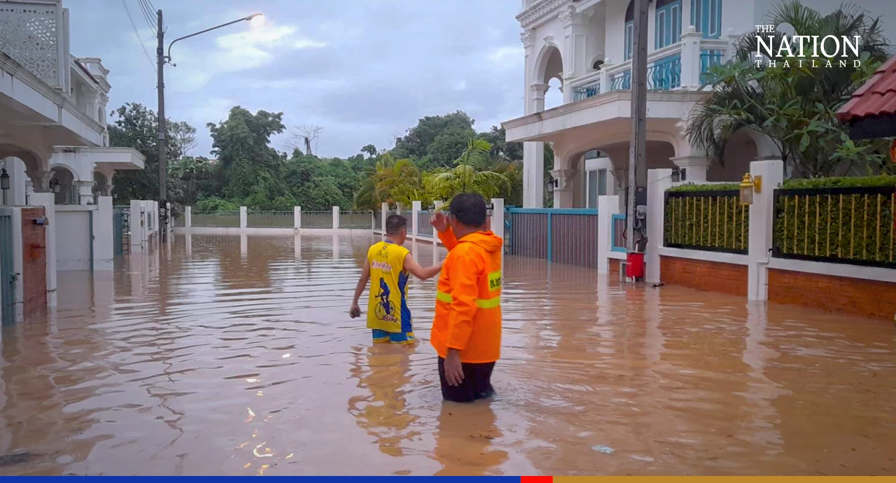 Phuket old town under metre-deep flood after overnight storm