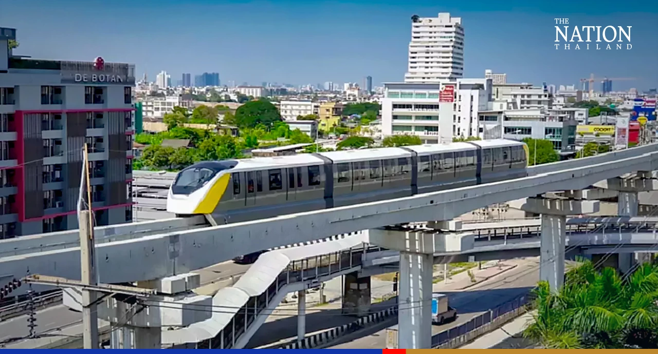 Select Bangkokians can ride Pink, Yellow monorail lines for free from December