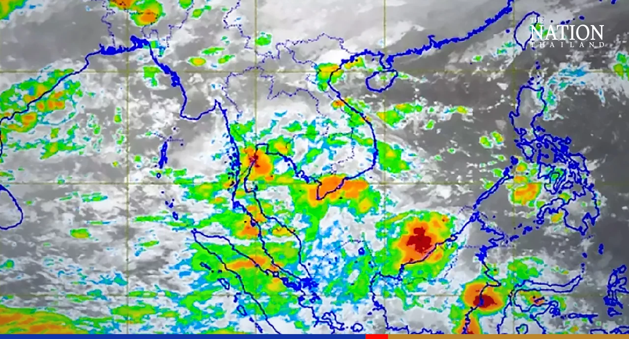Rainstorms until Tuesday for upper Thailand and South: Meteorological Dept