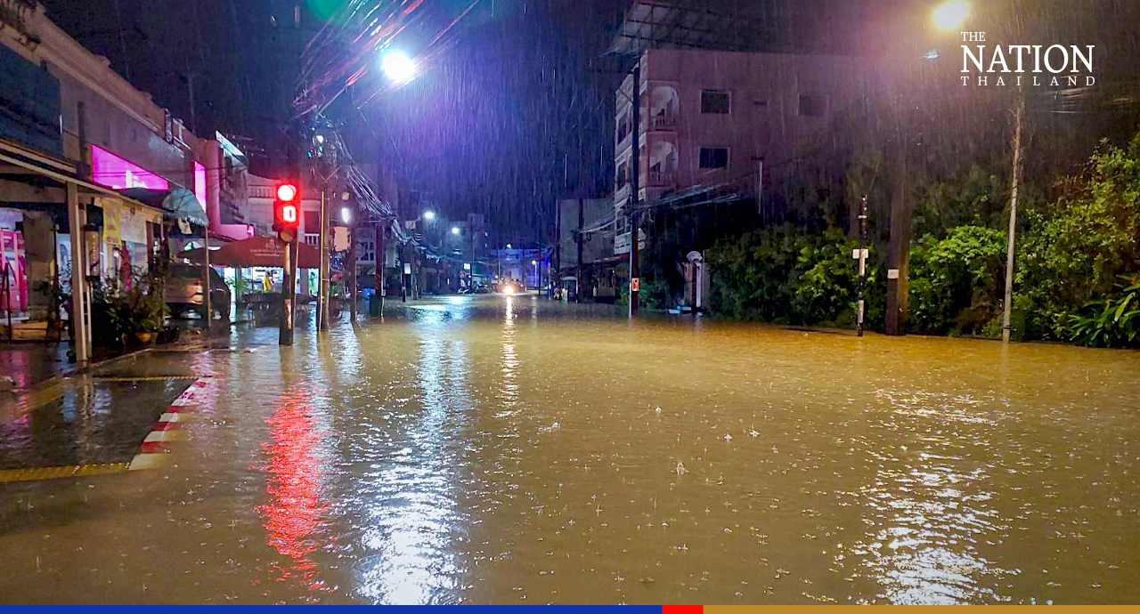 Phuket old town under metre-deep flood after overnight storm ...
