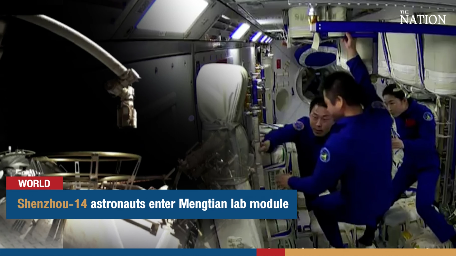 Shenzhou-14 astronauts enter Mengtian lab module | The Nation