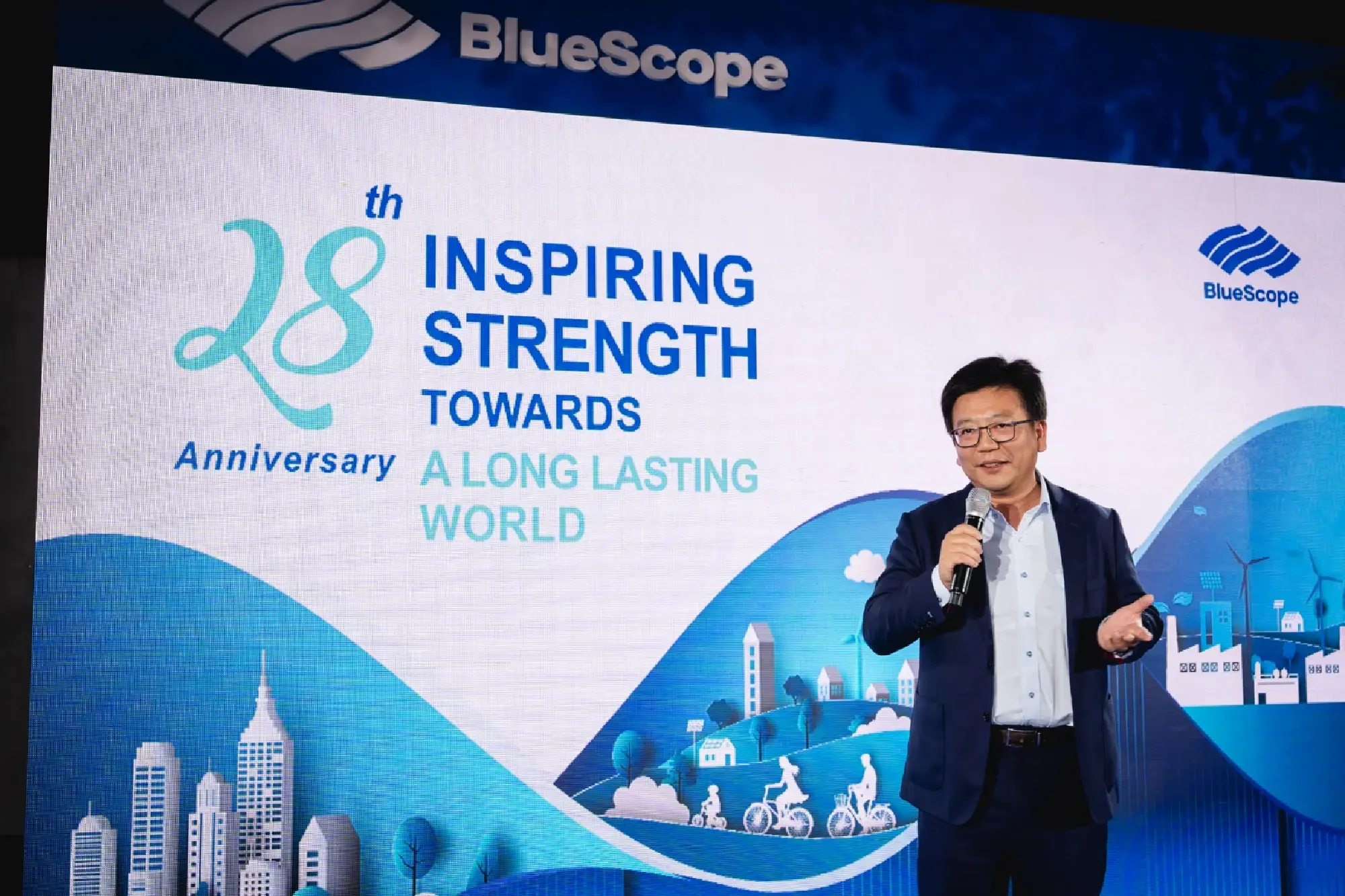 BlueScope celebrating 28 years of its leadership in metal sheet industry