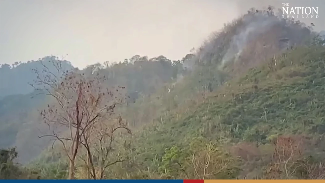 Fire in Nakhon Nayok forest expected to be fully put out today