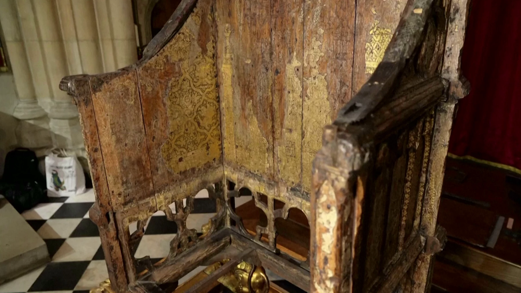 Britain's coronation throne gets revamp ahead of King Charles' crowning