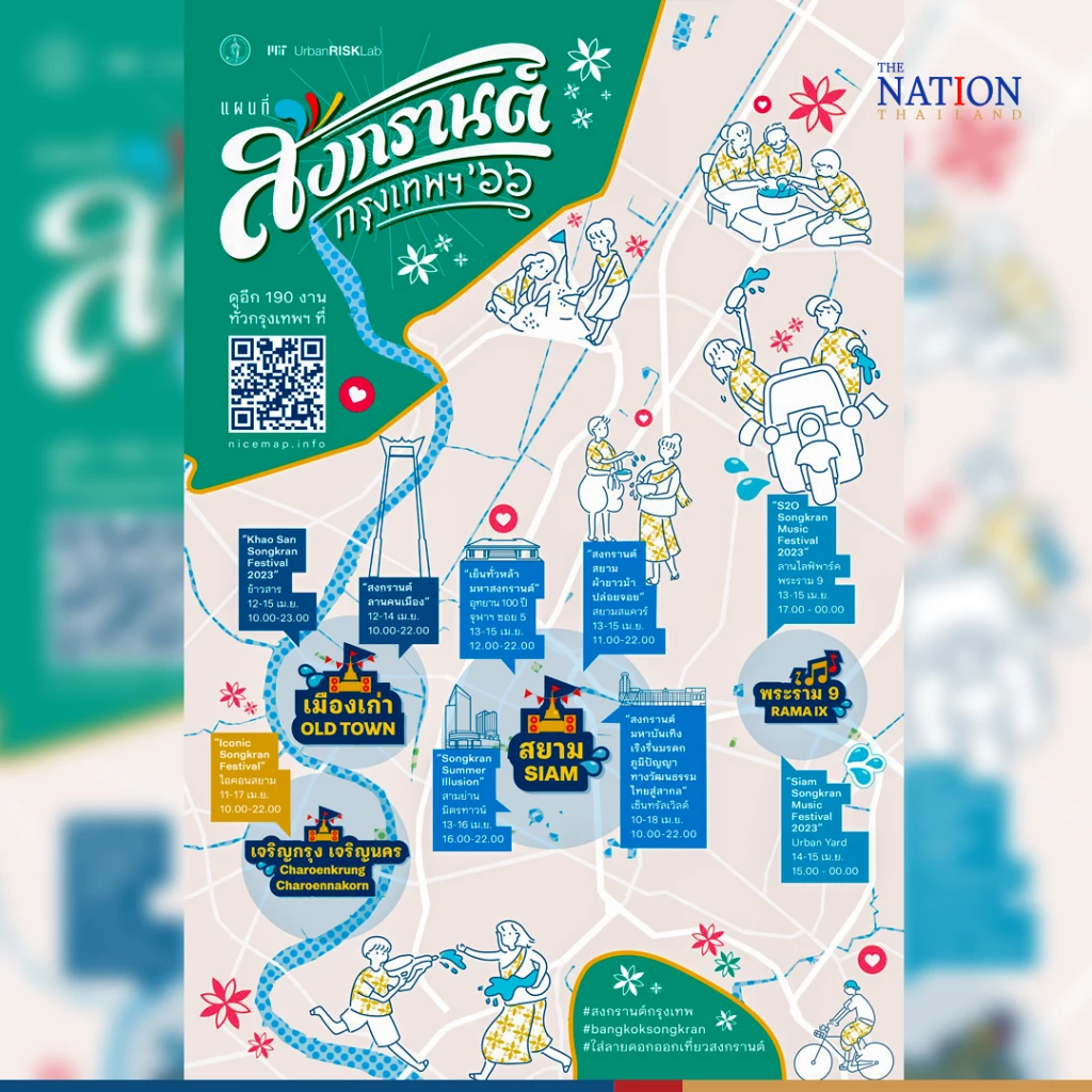 New ‘NiceMap’ app unlocks the secrets of Songkran in Bangkok