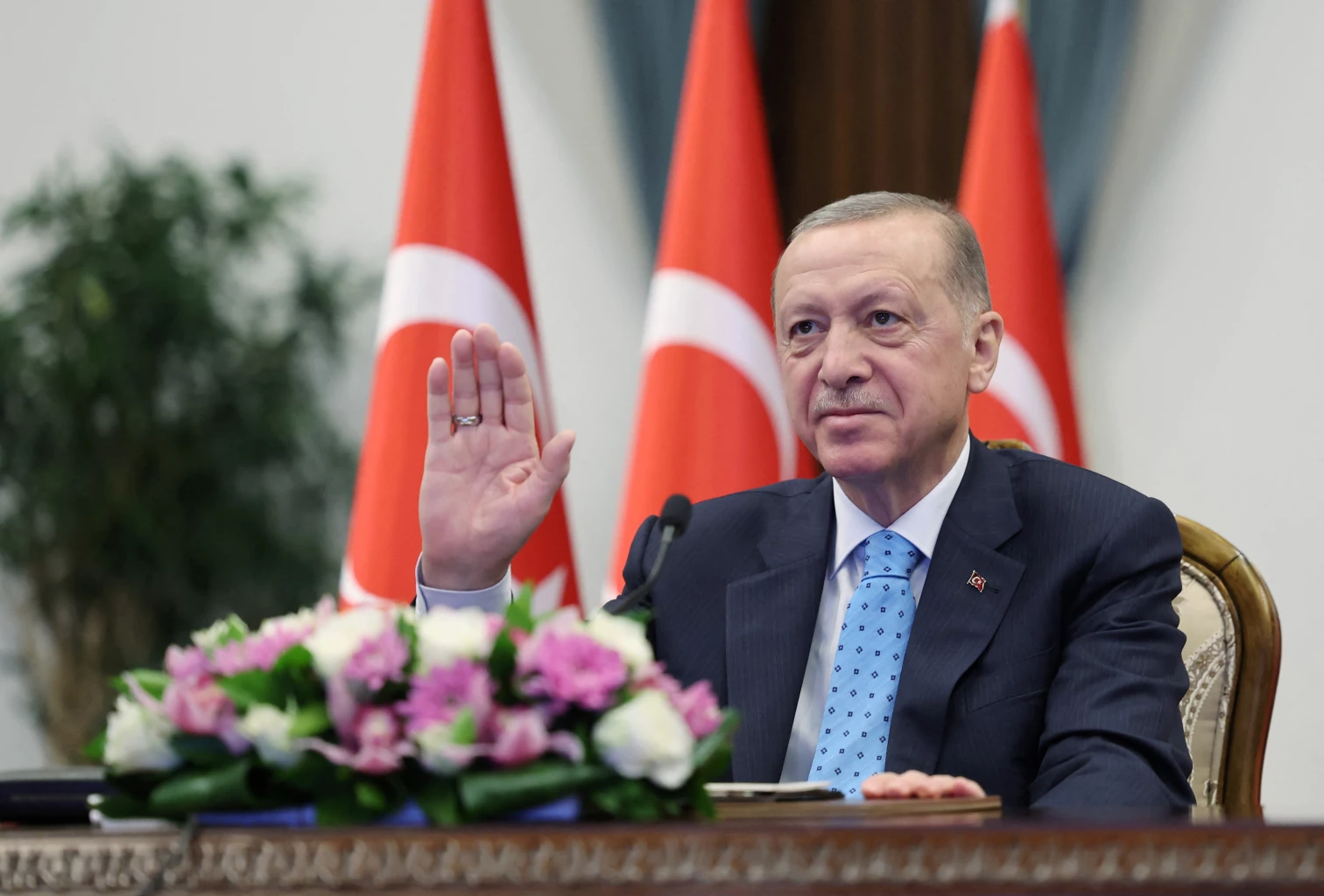 Erdogan attends nuclear plant ceremony via videolink amid health concerns