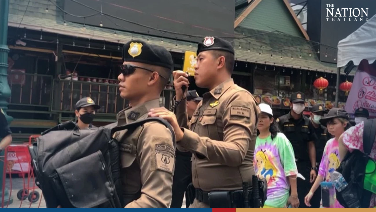 Police tighten safety measures as over 50,000 Songkran revellers flock ...