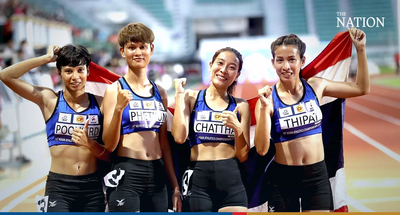 Thailand’s relay team wins gold with a sprint to the line
