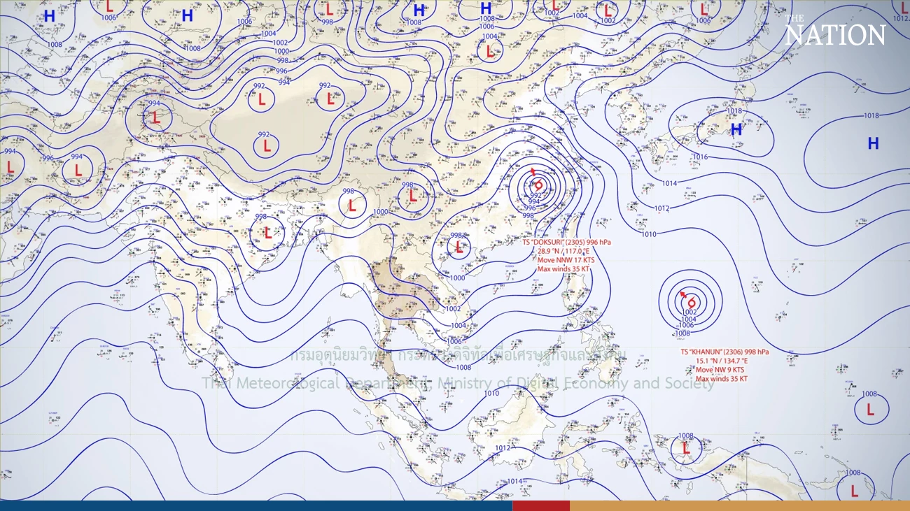 Downpours forecast for most of Thailand till Thursday