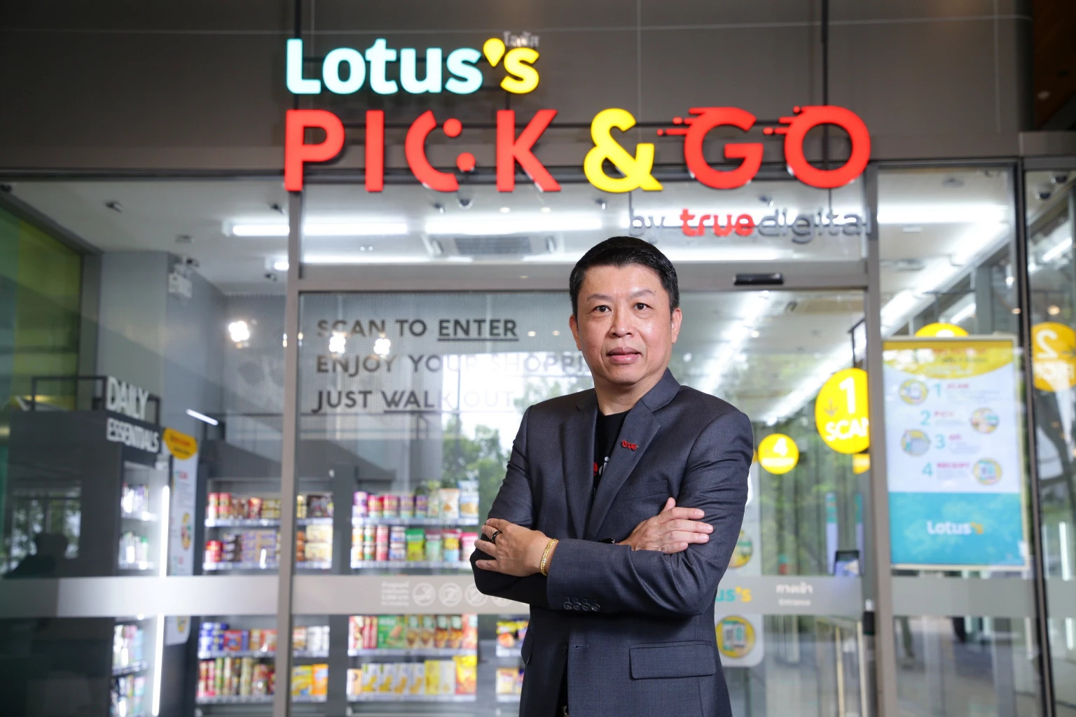 Lotus’s Pick & Go by True Digital, Thailand’s first unmanned store is ...