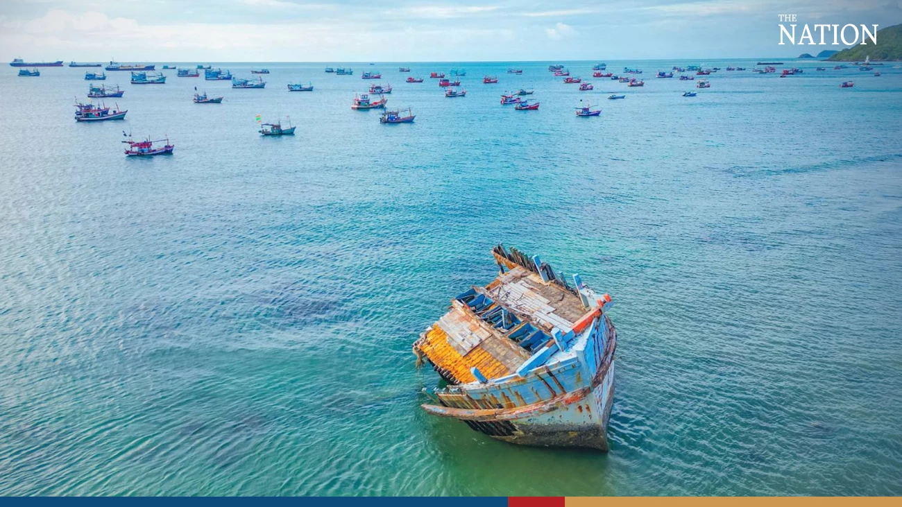 Chonburi trawlers take refuge as tropical storm Talim blows in